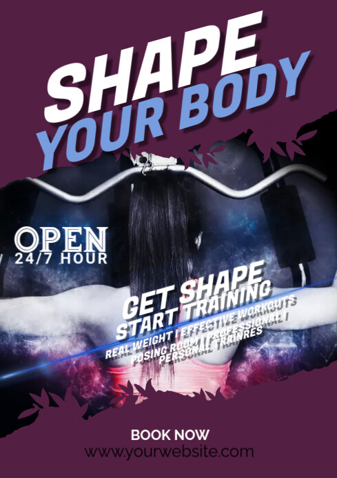 Hardcore Gym Flyer Template | PosterMyWall