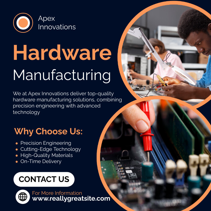 Hardware Manufacturing Instagram Post Template | PosterMyWall
