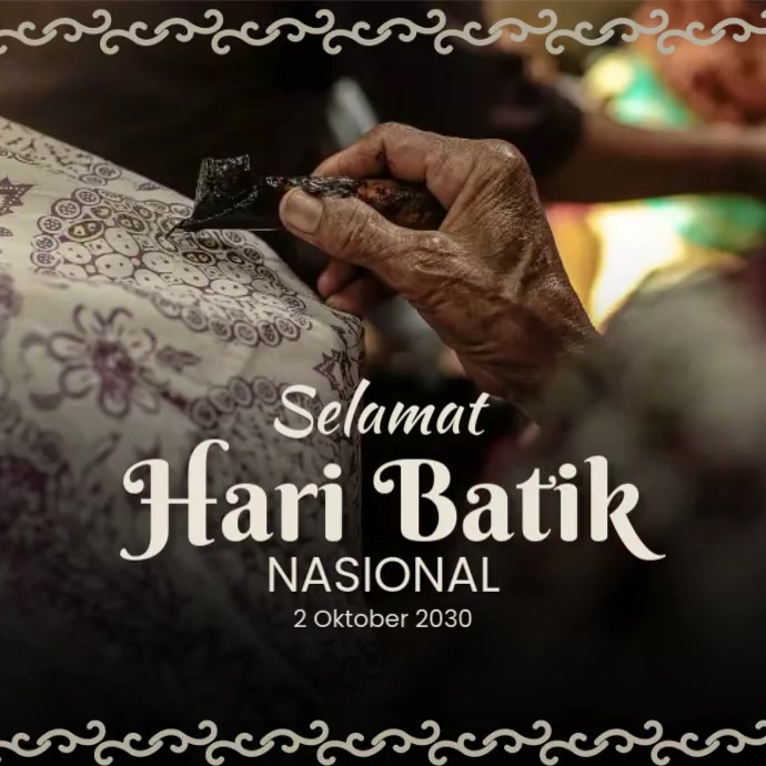 hari batik nasional template | PosterMyWall