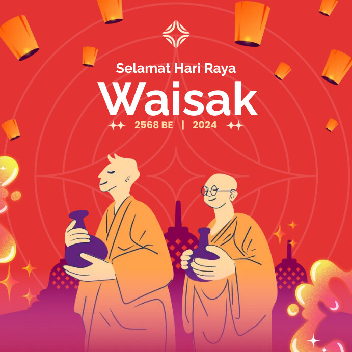 HARI RAYA WAISAK Template | PosterMyWall