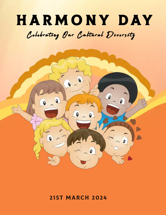 Harmony Day Flyer Template | PosterMyWall