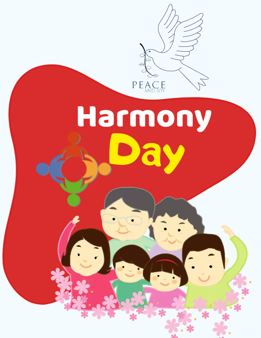 Harmony day flyer template | PosterMyWall