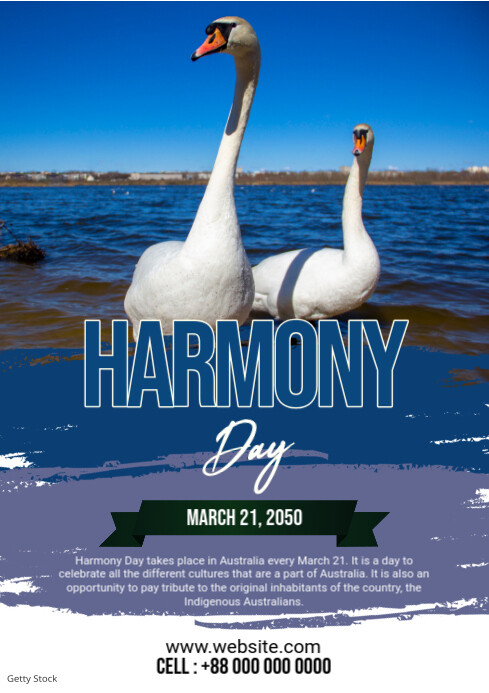 Harmony Day Template | PosterMyWall