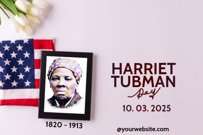 Copy of Harriet Tubman Day Template Poster | PosterMyWall