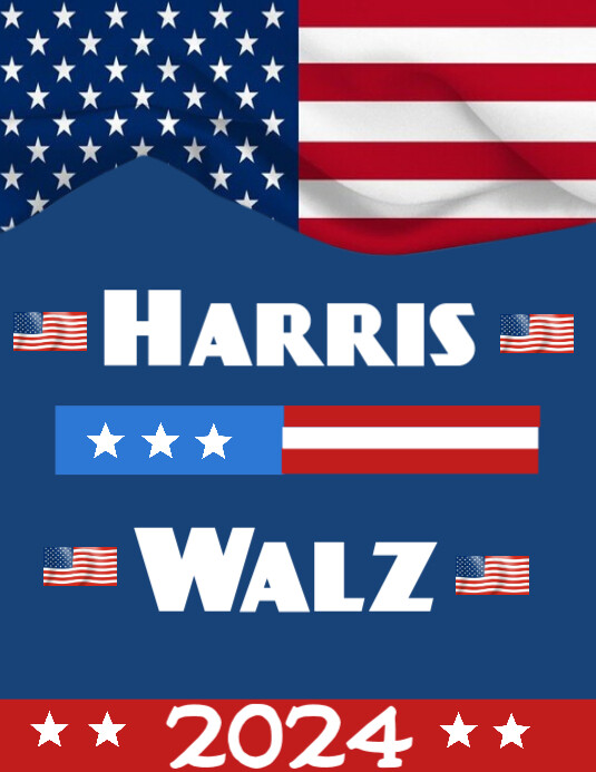 Harris walz of America Template | PosterMyWall