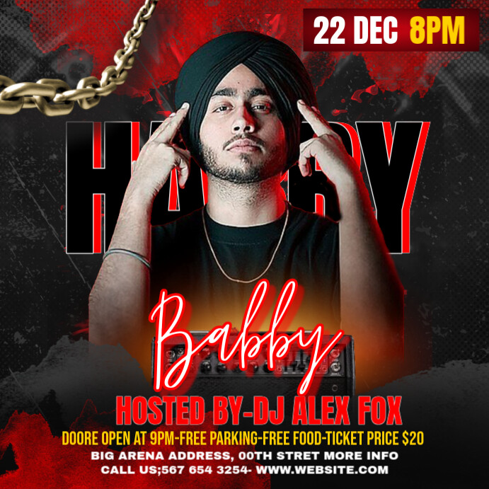 Harry baby Template | PosterMyWall