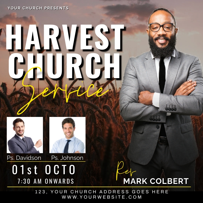 Harvest Template | PosterMyWall