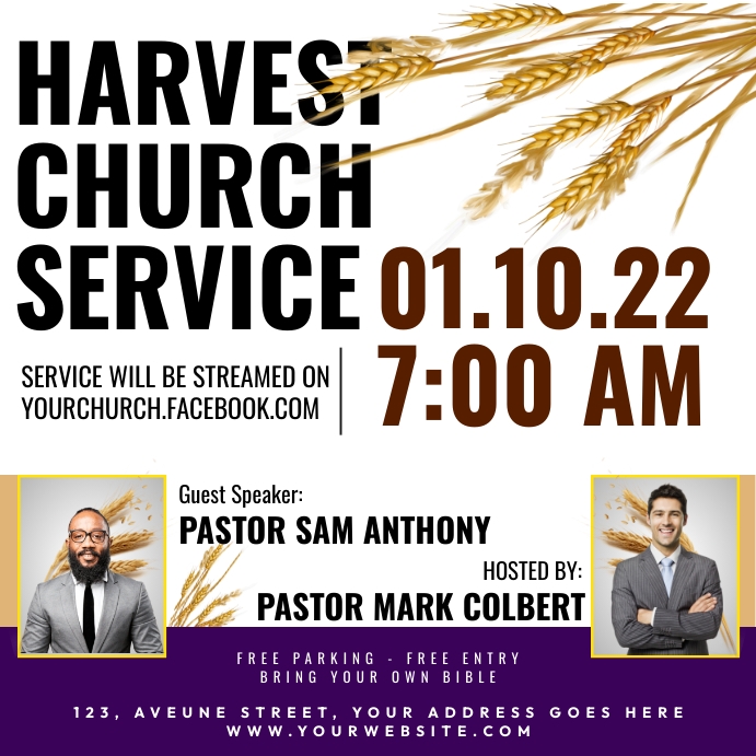 Harvest Template | PosterMyWall