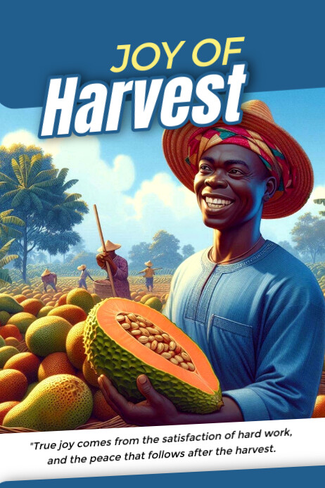 Harvest Template | PosterMyWall