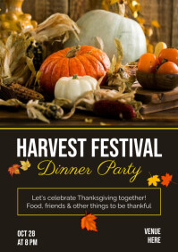 Harvest Festival Event Template | PosterMyWall