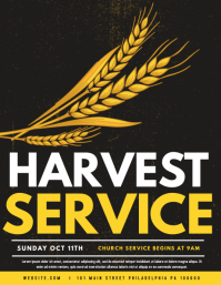 Harvest Service Template | PosterMyWall
