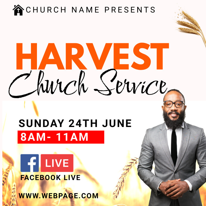 Harvest service Template | PosterMyWall