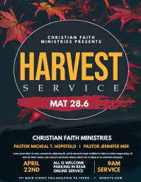 Harvest Service Template | PosterMyWall
