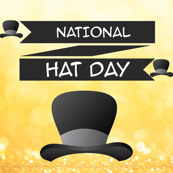 Plantilla de Hat Day | PosterMyWall