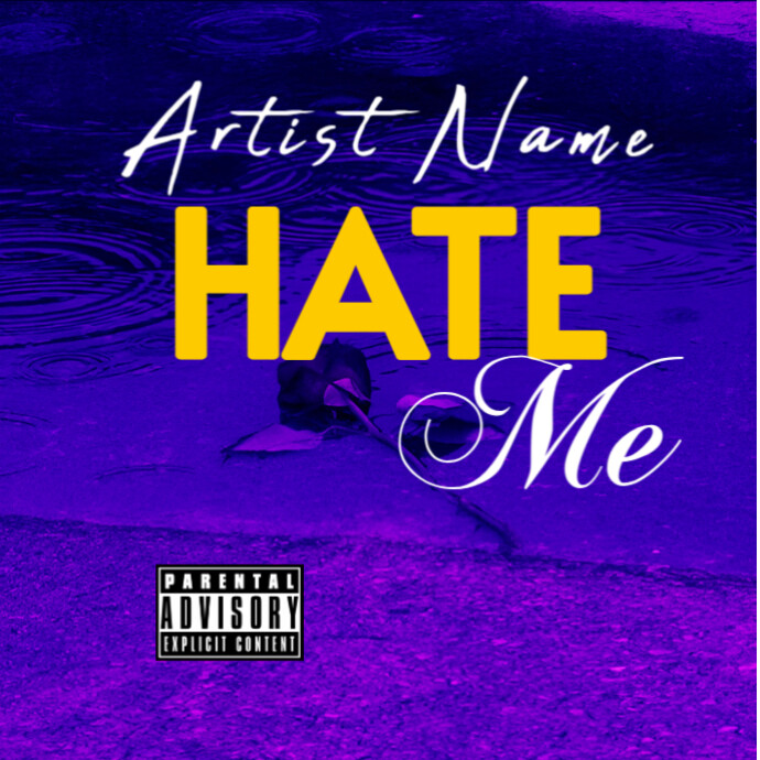 Plantilla de hate you album cover | PosterMyWall
