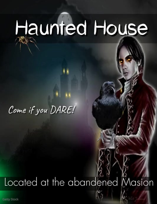 Haunted House Template | PosterMyWall