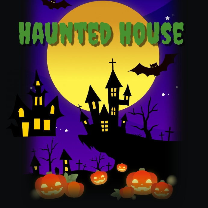 haunted house Template | PosterMyWall