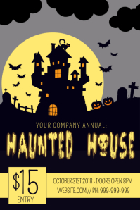 120+ haunted house ad Customizable Design Templates | PosterMyWall