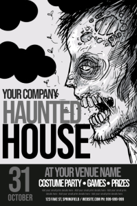 Haunted House Template | PosterMyWall