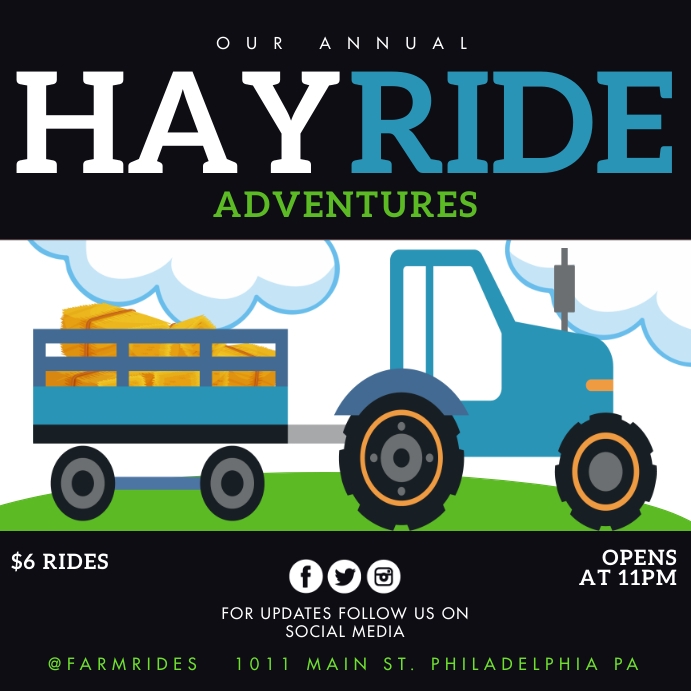 Hayride Template | PosterMyWall