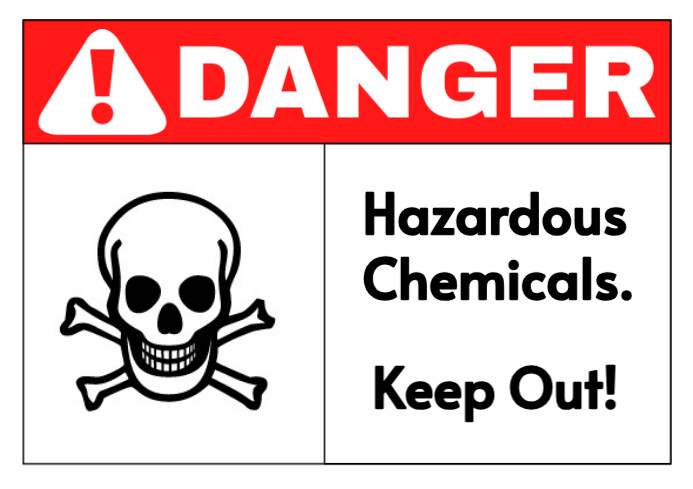 Hazardous Chemical Templat | PosterMyWall