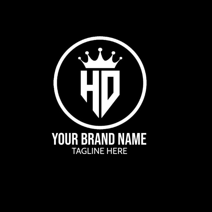 Plantilla de HD LETTER CROWN BRAND LOGO DESIGN | PosterMyWall
