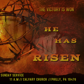 Resurrection Sunday Template | PosterMyWall
