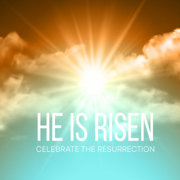 He has risen poster design template | PosterMyWall