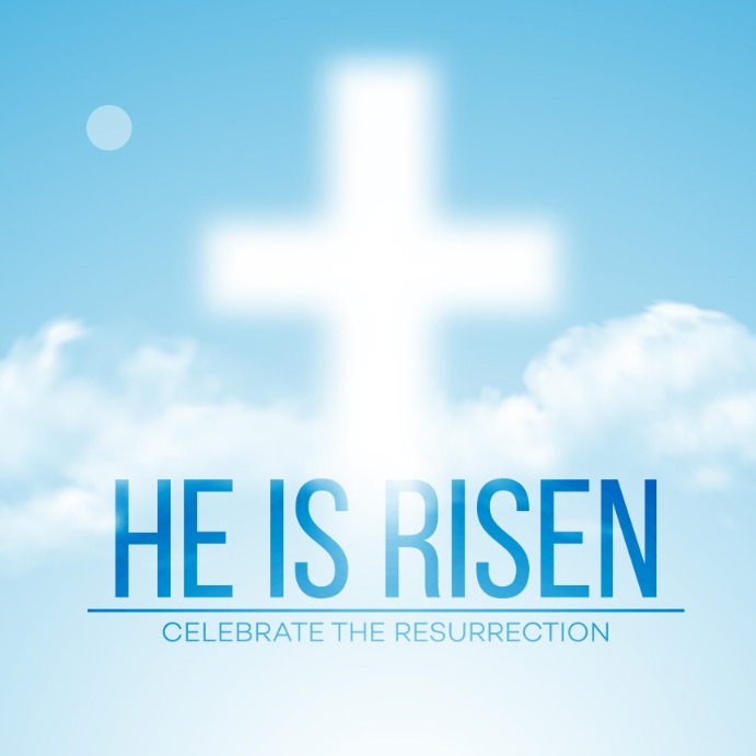 He has risen poster design template | PosterMyWall