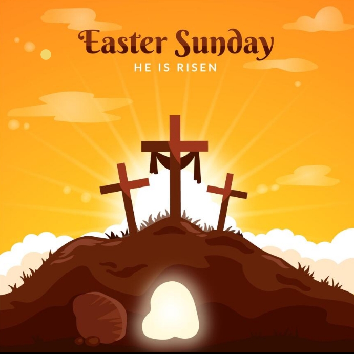 He has risen poster design template | PosterMyWall