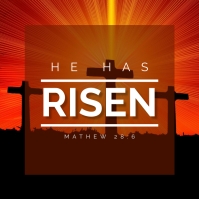He is Risen Template | PosterMyWall