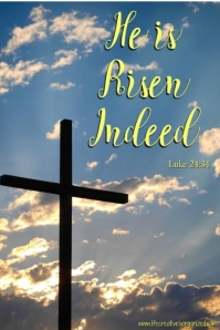 He is risen Template | PosterMyWall