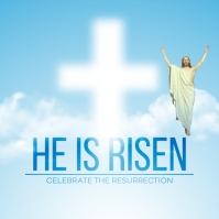 He is Risen Template | PosterMyWall
