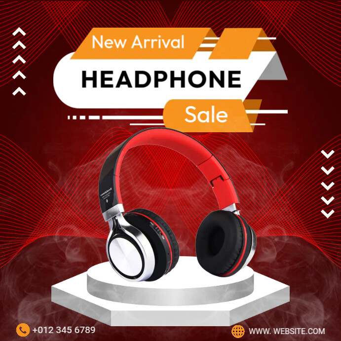 Head Phone Sale Template | PosterMyWall