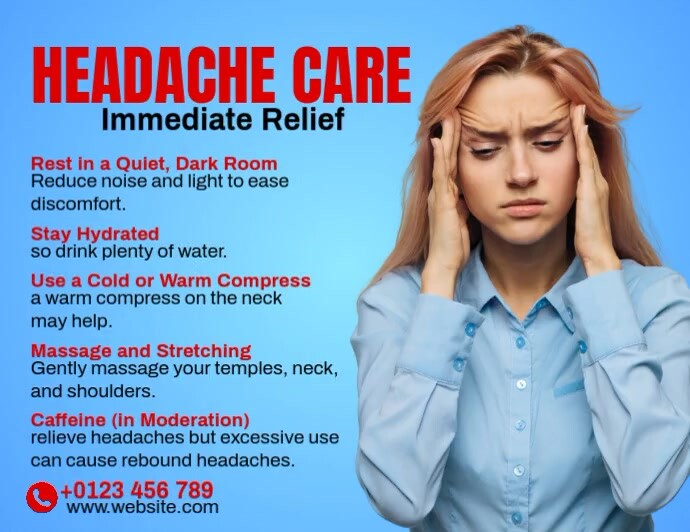 Copy of Headache Care Ads | PosterMyWall