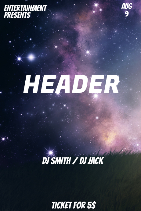 Header Template | PosterMyWall