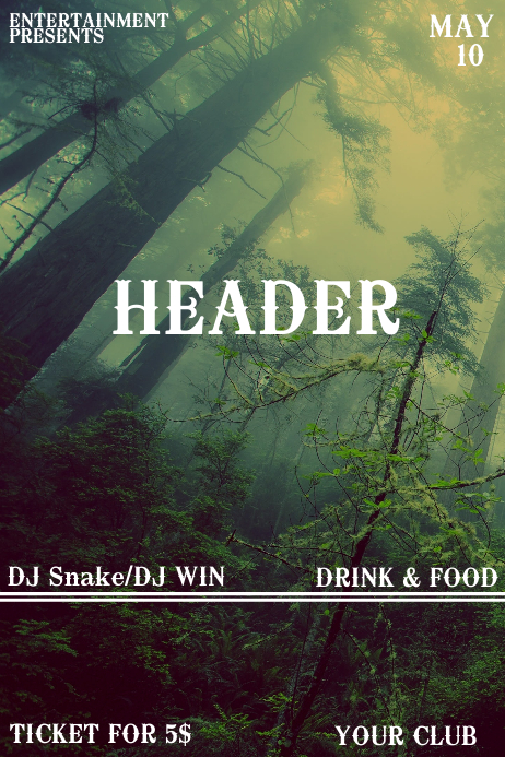 Header Template | PosterMyWall