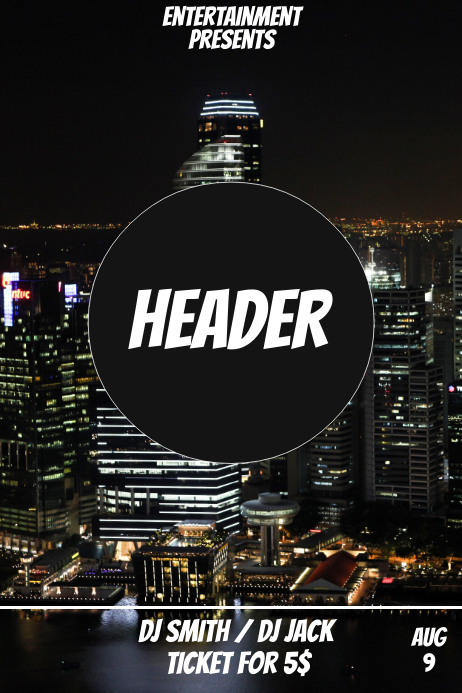 Header Template | PosterMyWall