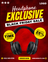 Headphone Ads Template | PosterMyWall