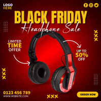 Headphone Ads Template | PosterMyWall