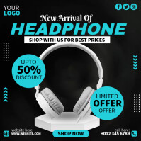 Headphone Ads Template | PosterMyWall