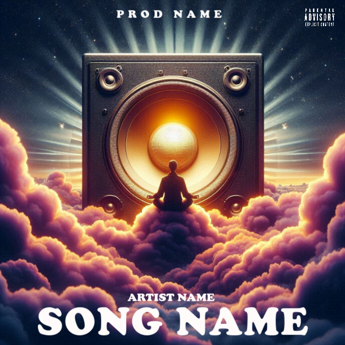 Headphones album cover Template | PosterMyWall