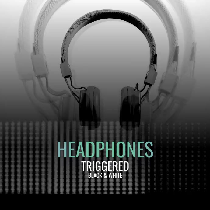 Copy of Headphones Music Video Mixtape Album Cover | PosterMyWall