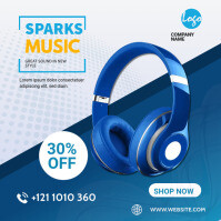 Headset ads flyers Template | PosterMyWall