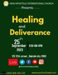 Healing and deliverance Template | PosterMyWall