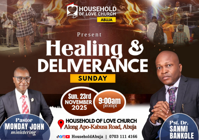 healing and deliverance service Template | PosterMyWall