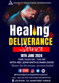 crusade service flyer template | PosterMyWall