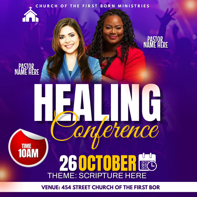 Healing conference Template | PosterMyWall