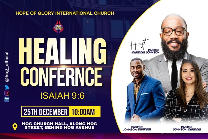 Healing Conference Template | PosterMyWall