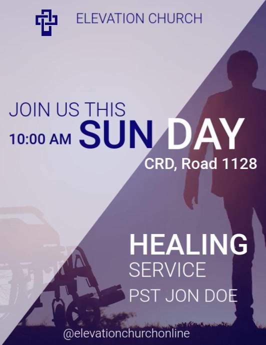HEALING SERVICE (1) Template | PosterMyWall